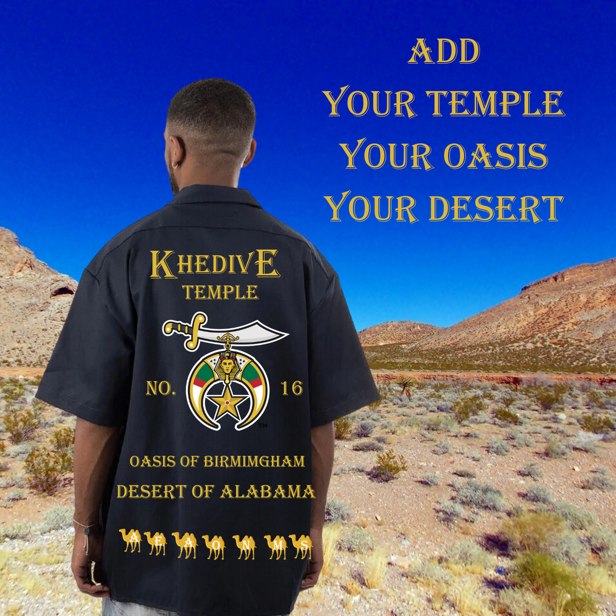 Nobles| Shriners| AEAONMS| Walking Shirt| Prince Hall – Stitzhes LLC